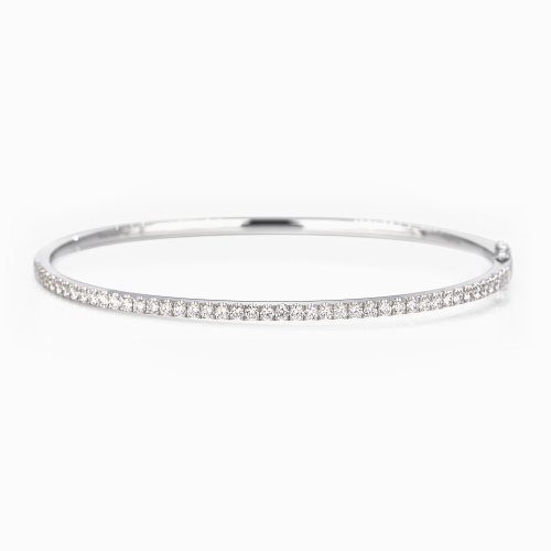 Gemma - A Half Eternity Diamond Bangle | Lavin New York | Diamond, You Buy It Right!