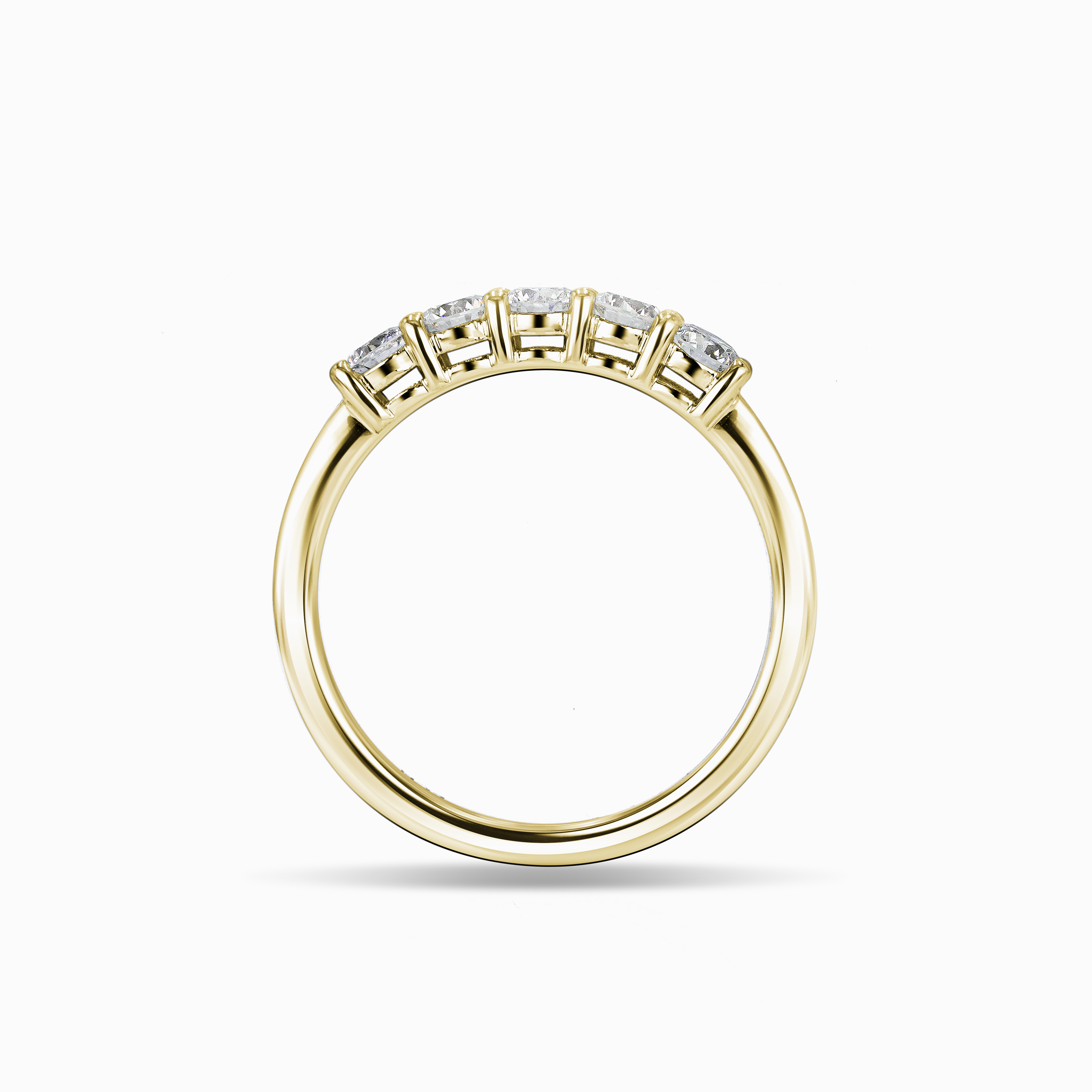 Harmony - Five Round Diamond Pavé Ring | Lavin New York | Diamond, You ...